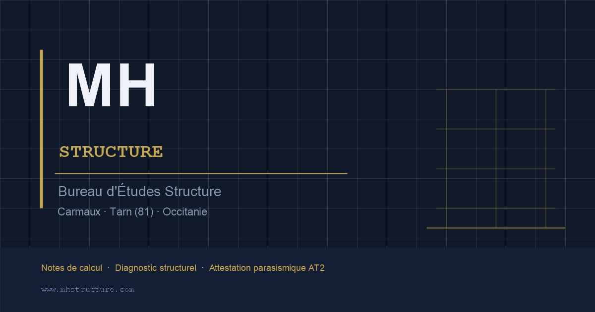 Bureau d'Études Structure | MH Structure